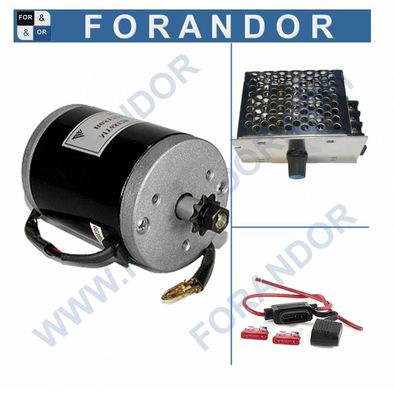 K-MY6812-PWM-FS 100W/150W 12V|24V DC-Motor mit PWM-Steuerung und Sicherung